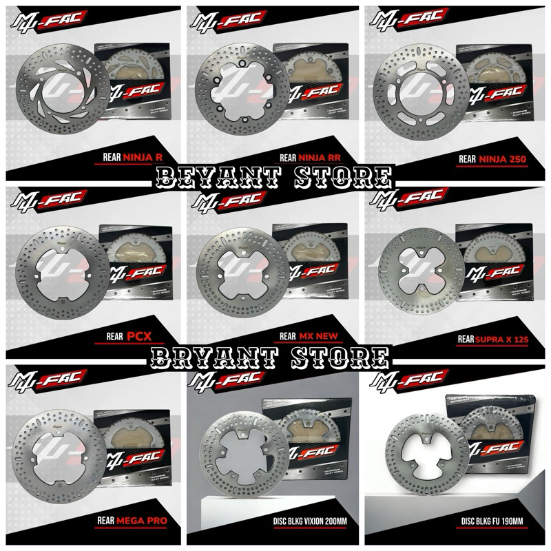 Standard REAR DISC PLATE MU-FAC NINJA R MX NEW PCX NINJA RR NINJA 250 ...