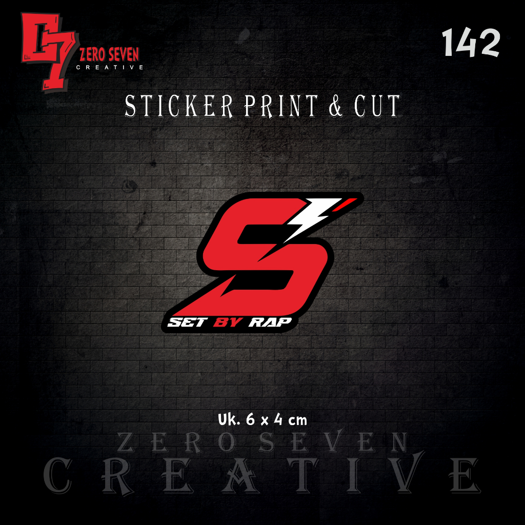 Sticker SET BY RAIL/ RACING / MOTORCYCLE STICKER / AESTHETIC / VYNIL ...