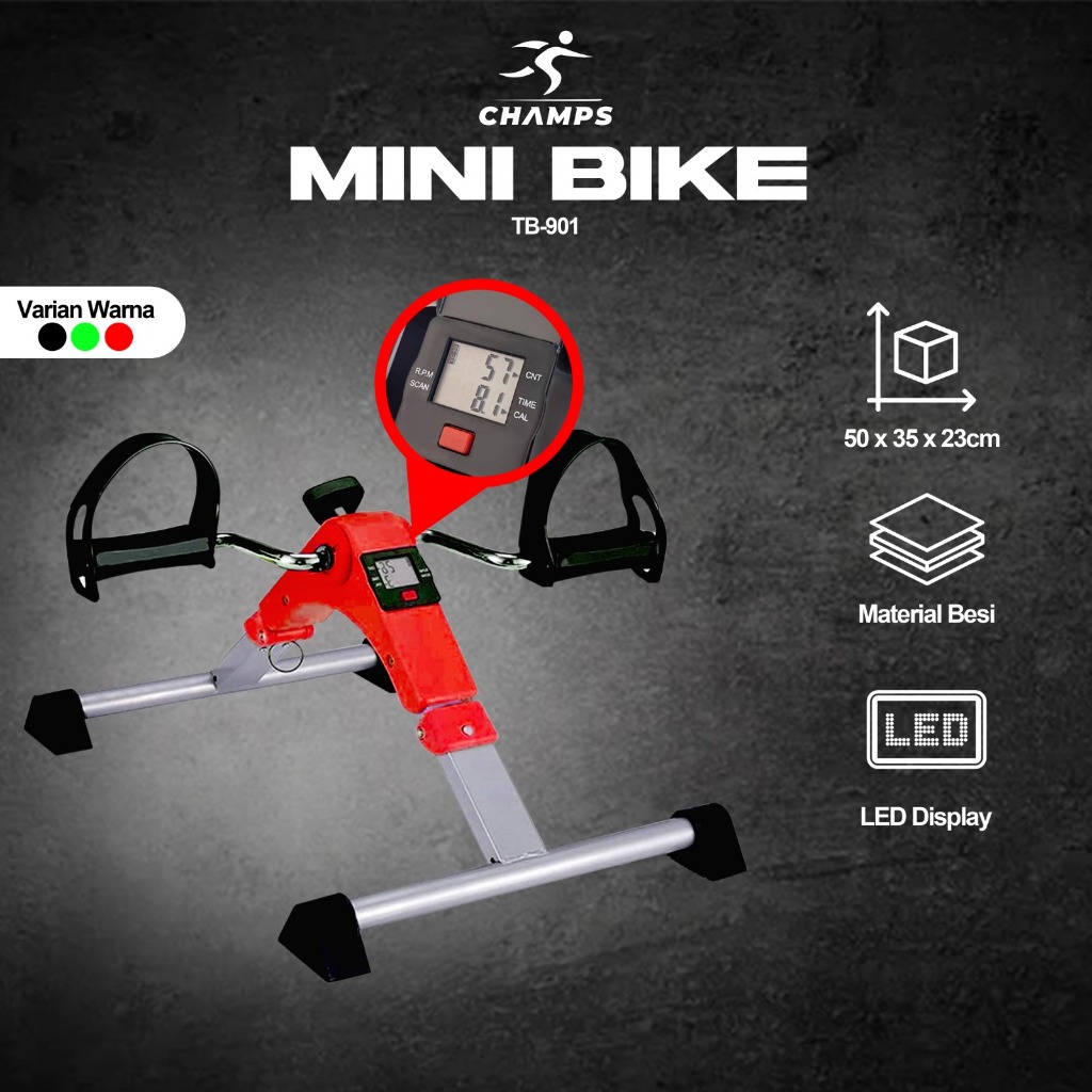Champs Static Bike Therapy Portable Static Mini Bike For Foot Hand ...
