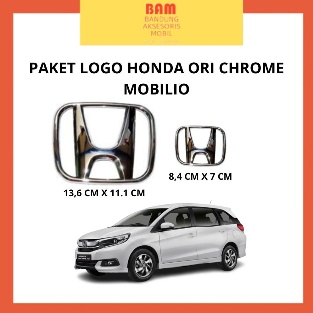 Honda Chrome Mobilio Logo Emblem Package | Shopee Philippines