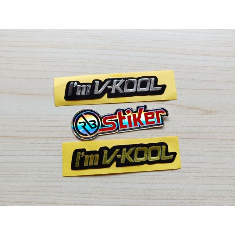 Im Vkool embossed I'm V-kool window film sticker | Shopee Philippines
