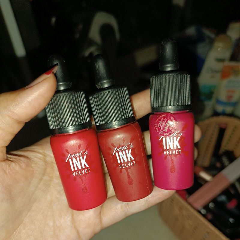 3PC PERIPERA LIP INK VELVET PACKAGE (reject packaging) | Shopee Philippines
