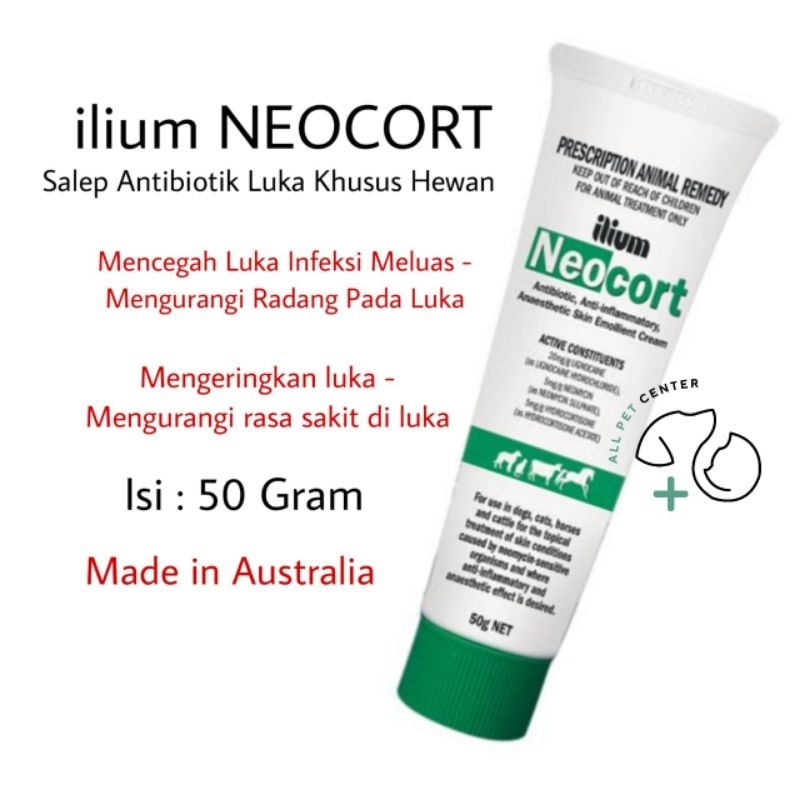Ilium NEOCORT Dog Cat Wound Ointment | Shopee Philippines