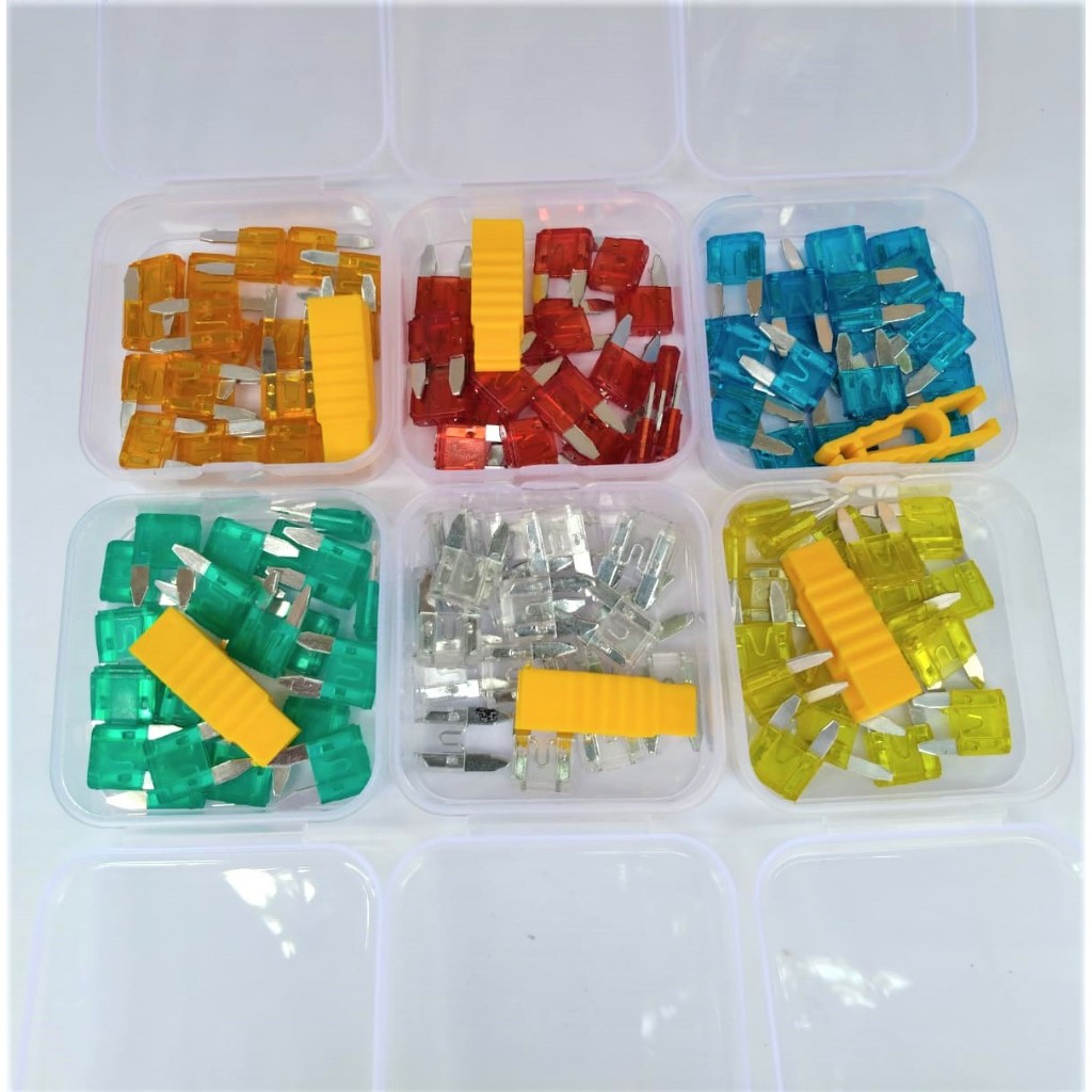 Small mini fuse car motorbike fuse 5A 10A 15A 20A 25A 30A package 20pcs ...