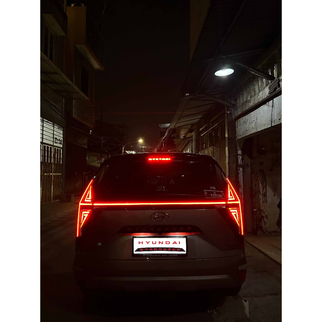 HITAM Stargazer Car Rear Light Cover Sticker Black/Black | Shopee ...