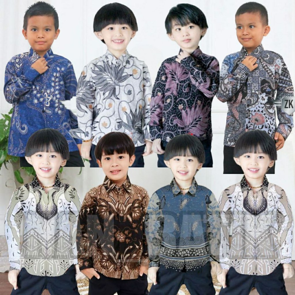 KEMEJA Latest Children's Batik Shirts - children's batik - batik ...