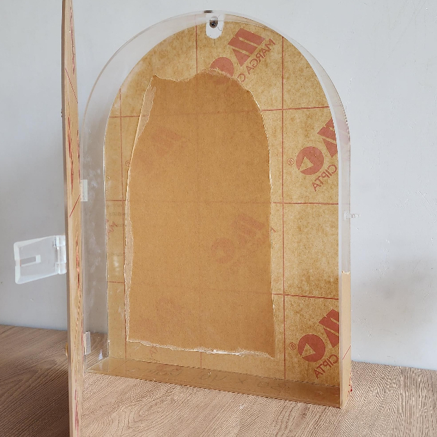 25x30 Acrylic Dowry Frame/Curved Acrylic Frame/Acrylic Dowry Frame Dom ...