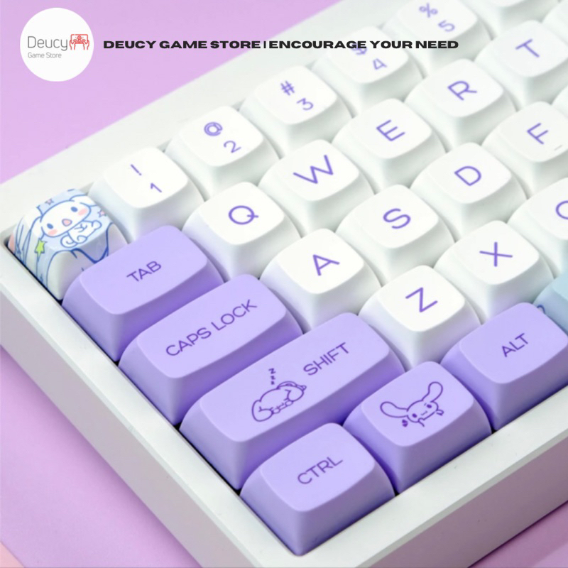 Cinnamoroll 144 Key XDA Profile PBT Keycaps Set Mechanical Keyboard ...