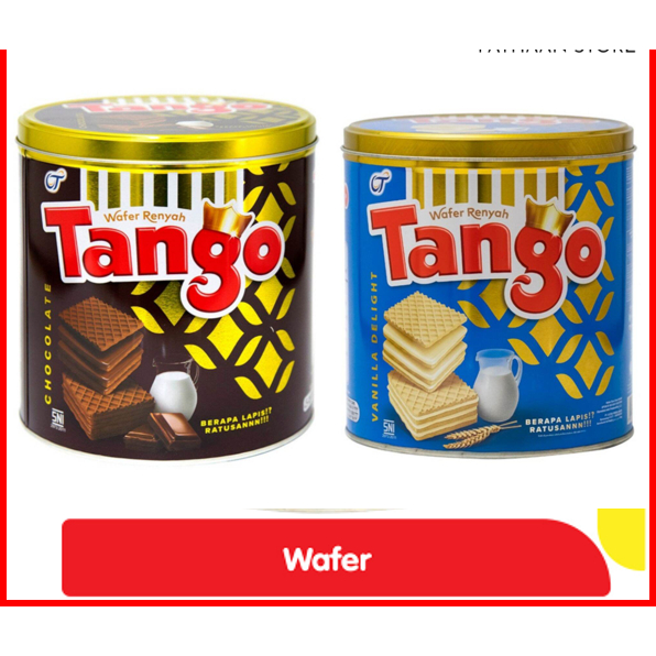 Wafer Tango Cans 270gr Suitable For Your Family | Shopee Philippines