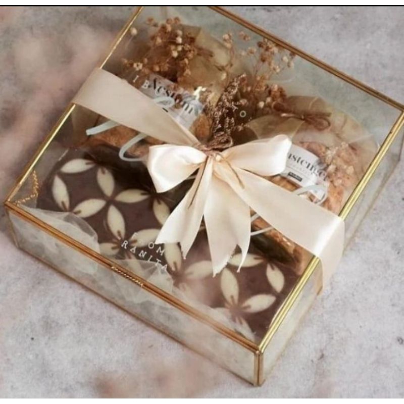 KAYU Gifht box hampers box parcel Free peking Wood | Shopee Philippines