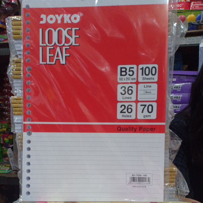 Loose Leaf/B5 Binder Paper (Unit) | Shopee Philippines