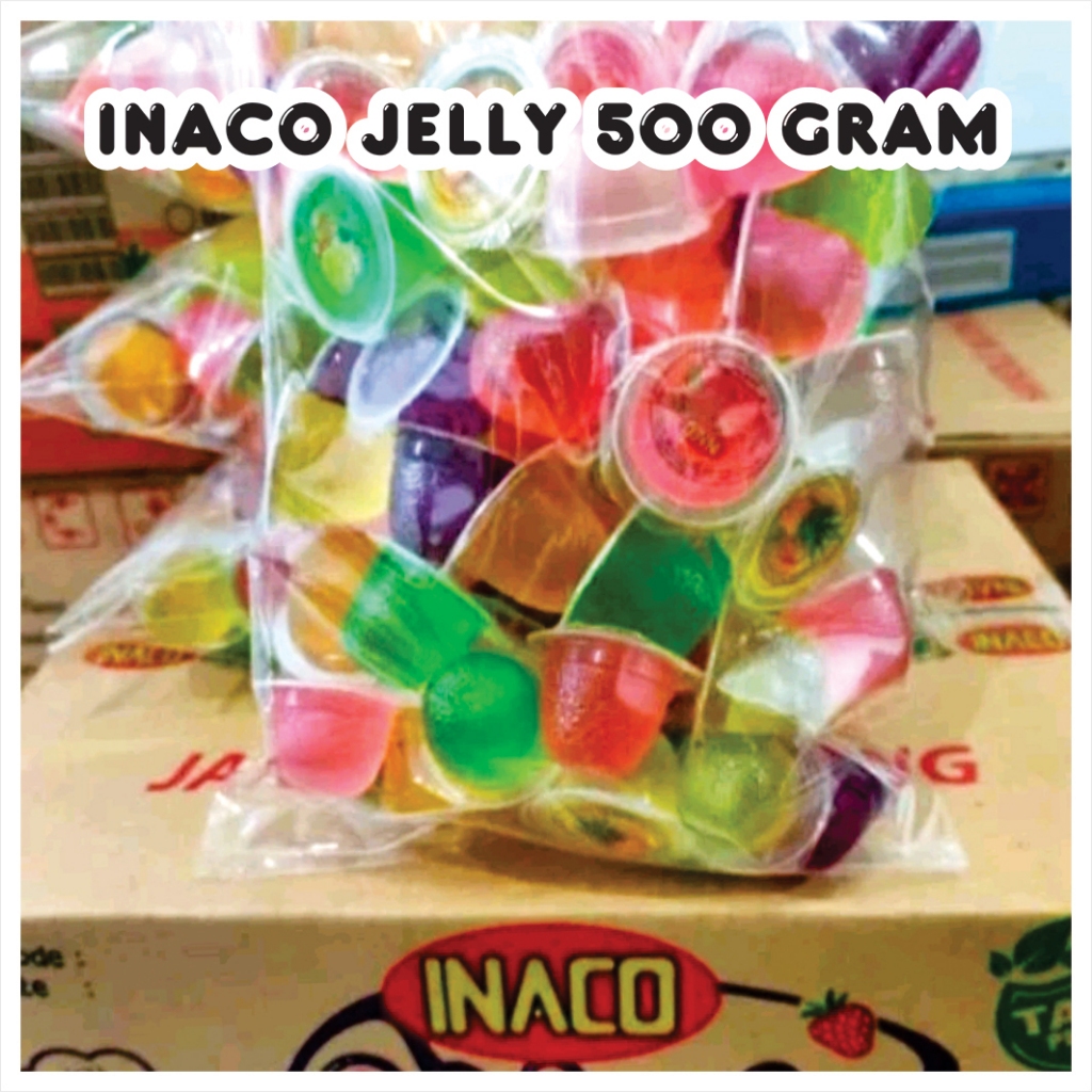 Inaco Jelly 500 Gram Mix Flavor | Assorted Flavors Jelly With Nata De ...