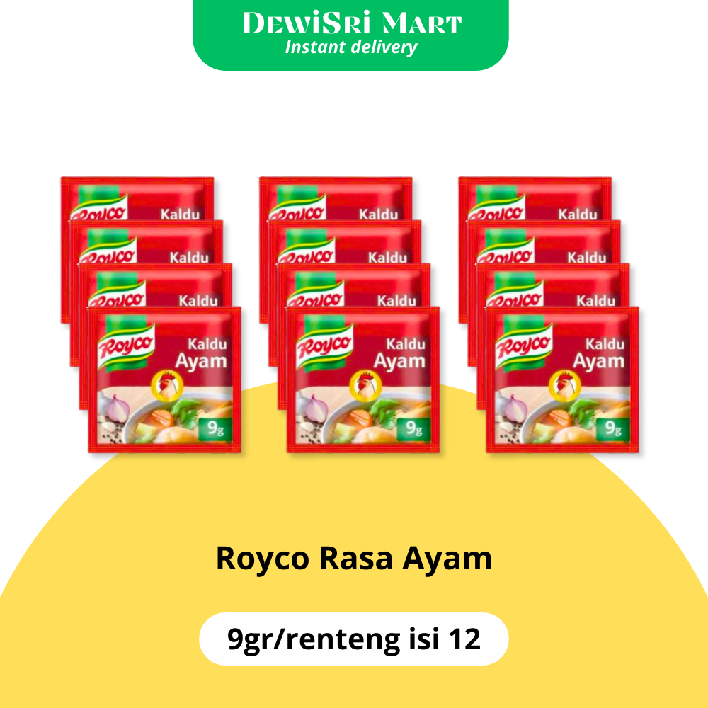 Royco Chicken Sachet 9gr/tile contains 12 - Dewi Sri Mart | Shopee ...