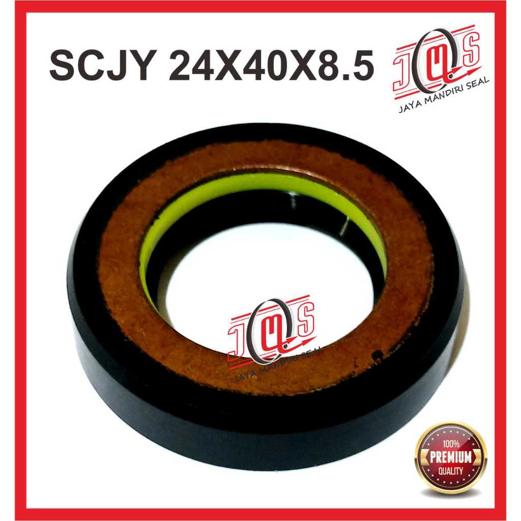 OIL SEAL POWER STEERING SCJY 24X40X8.5 24X40X8.5 24-40-8.5 24X40X8 ...