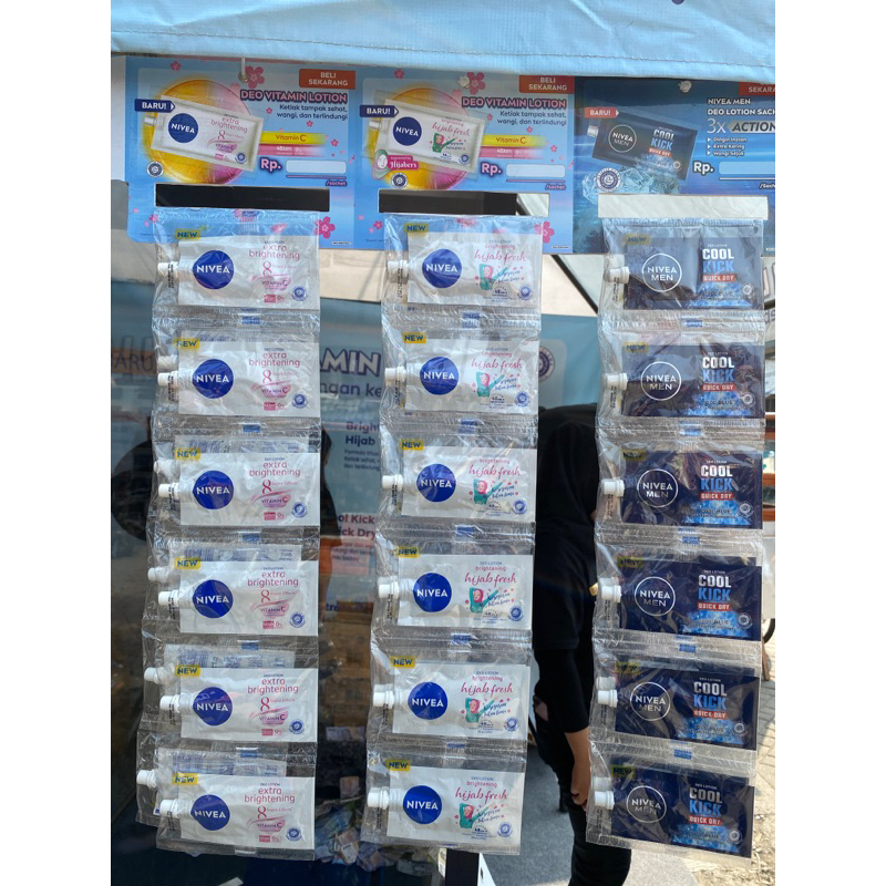 {1 Plan Contains 12 Sachets } NIVEA Deo Lotion Deodorant Sachet 9ml ...