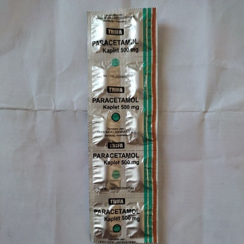 Paracetamol 500mg Trifa 10 Caplets. | Shopee Philippines
