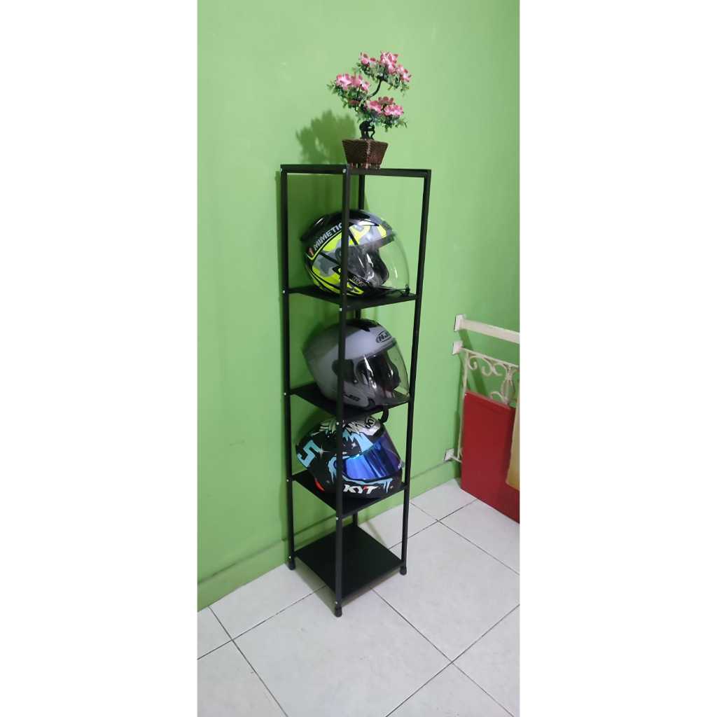 Multi-purpose Iron Helmet Rack Display Cabinet | Shopee Philippines