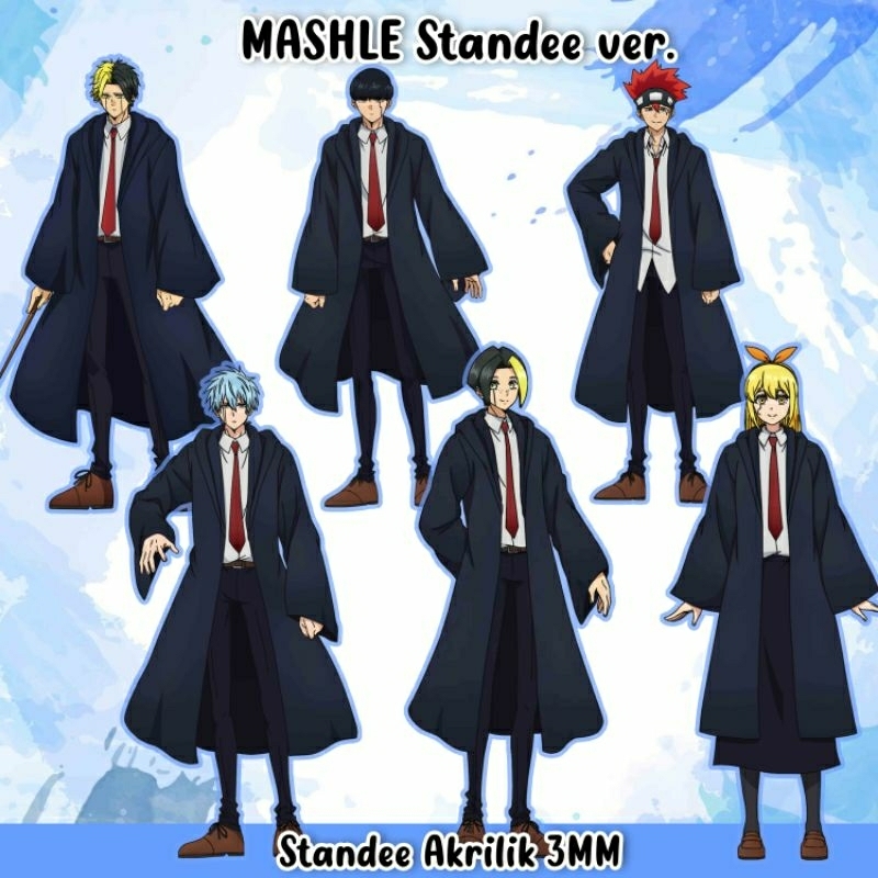 Acrylic Mashle Standee Mashle Action Figure/ Mash Lance Finn Dot Lemon ...