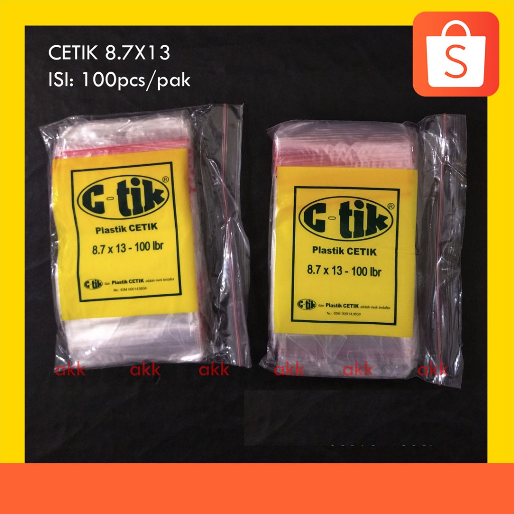 PLASTIC CLIP CETIK / SPIRIT 8,7x13 CONTENTS 100 PCS | Shopee Philippines
