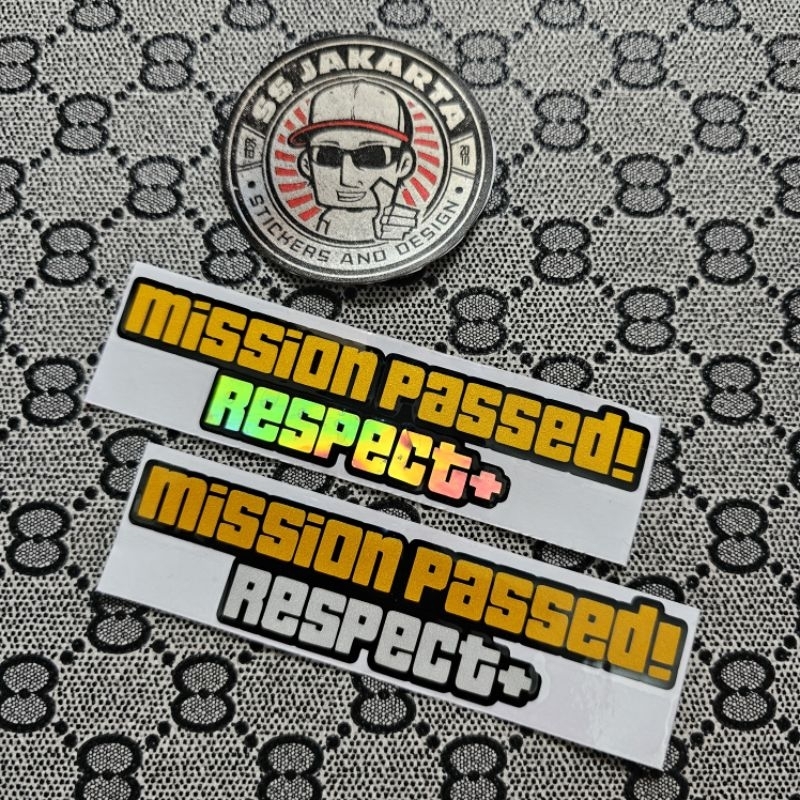 Mission Passed Respect Cutting Sticker | Shopee Philippines