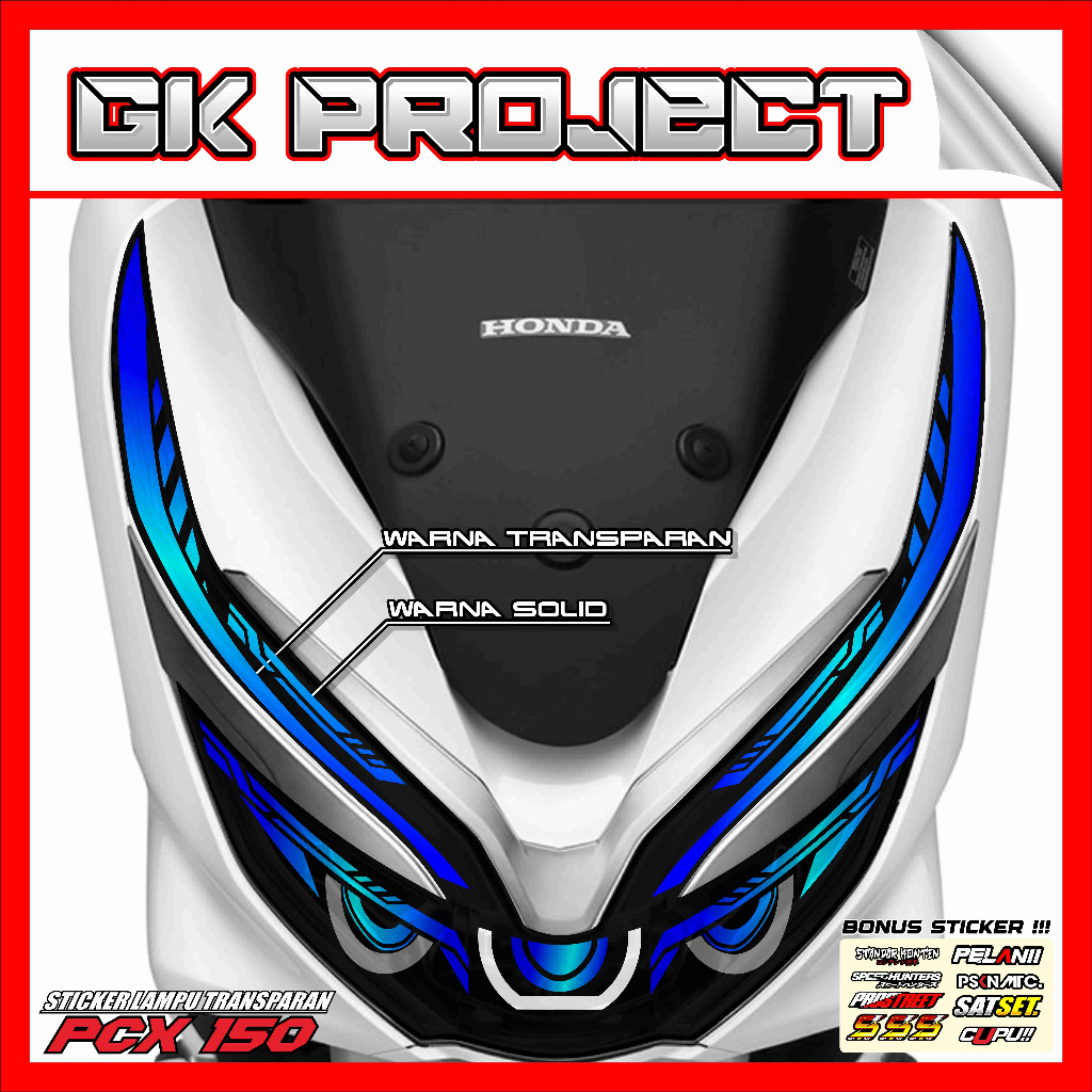 Pcx 150 Light Sticker | New Honda PCX 150 Motorcycle Eyebrow Lamp ...