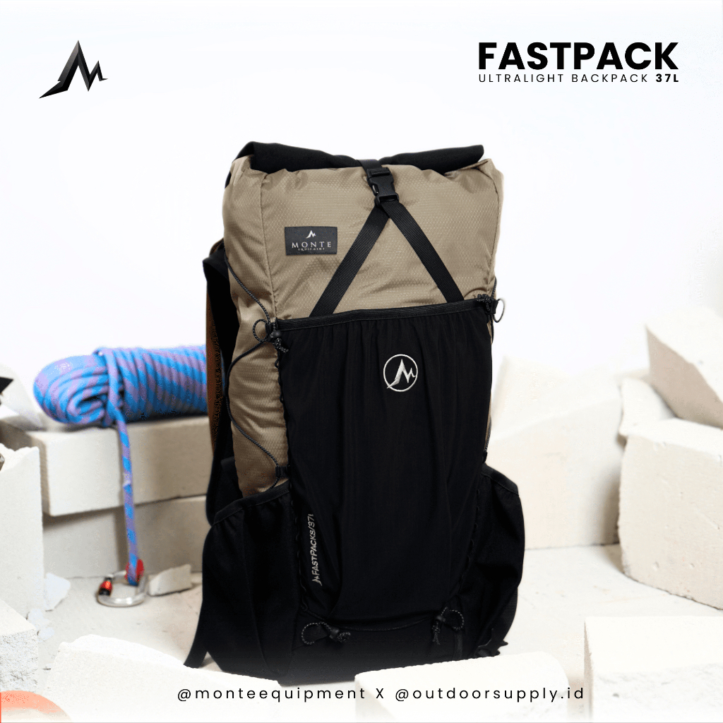 Monte EQUIPMENT Official - Mountain Backpack 37 Liter Fastpack Carrier ...