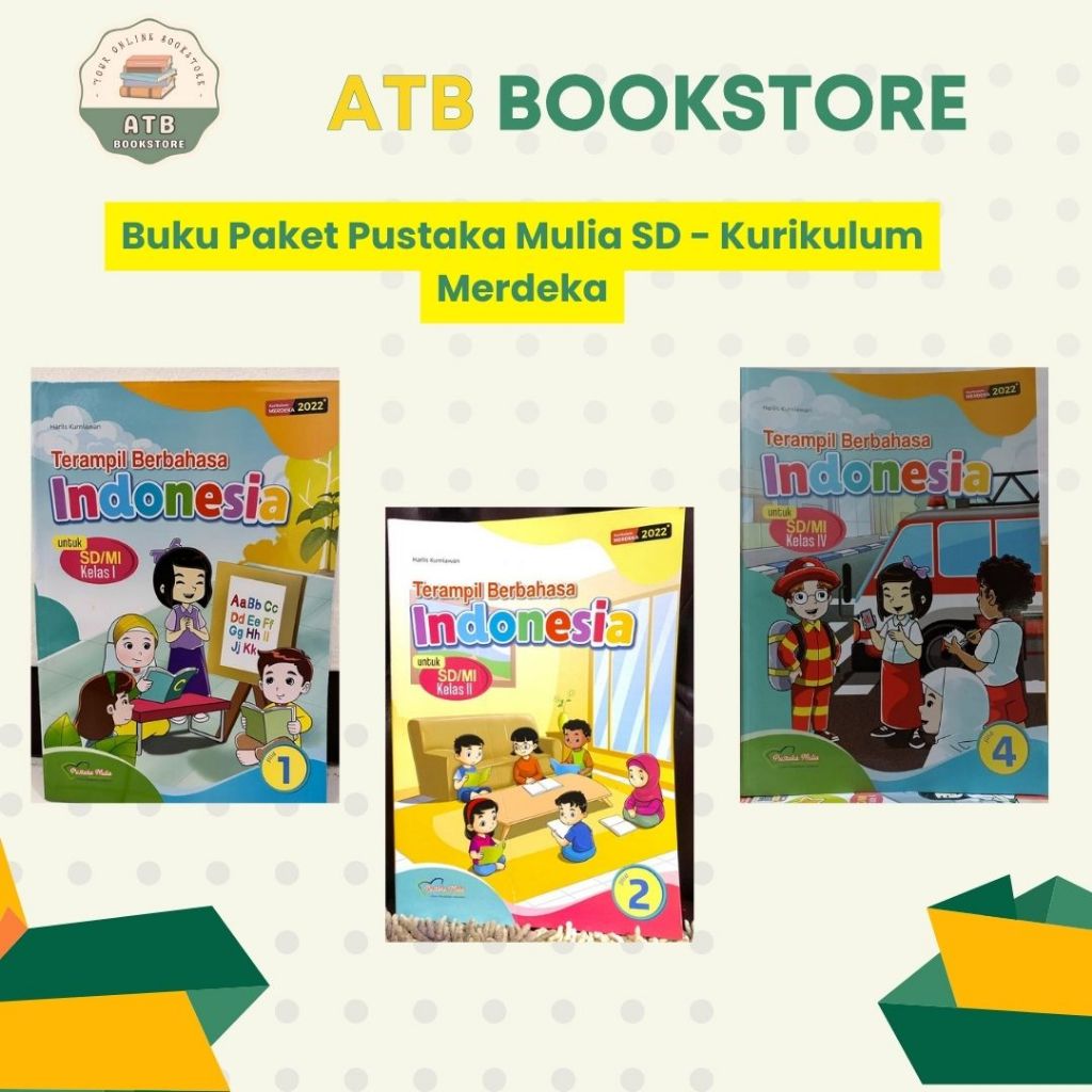 Skilled Indonesian Language Books for Classes 1, 2, 3, 4, 5, 6 SD/MI ...