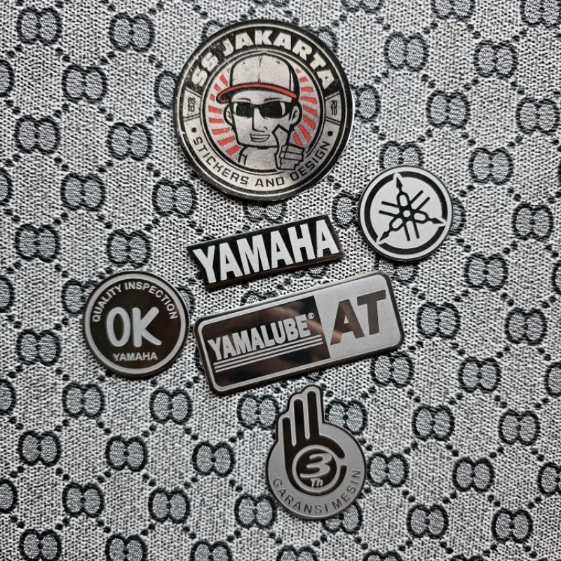 Yamaha Ok Emblem Guarantee Yamalube At Stainless | Shopee Philippines