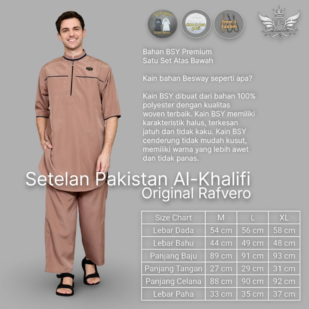 Men's muslim Dress - Adult Men's gamis - Men's Pakistani kurta - Adult ...