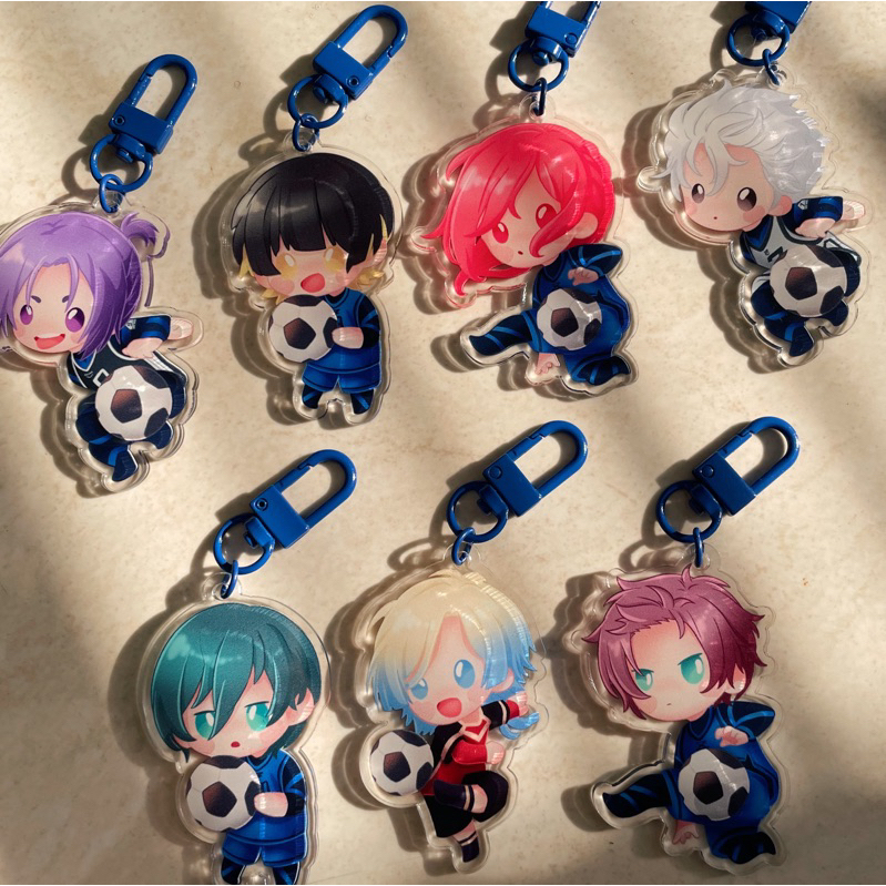 BLUELOCK Keychain | Chibi anime cute | Bachira nagi reo chigiri sae ...