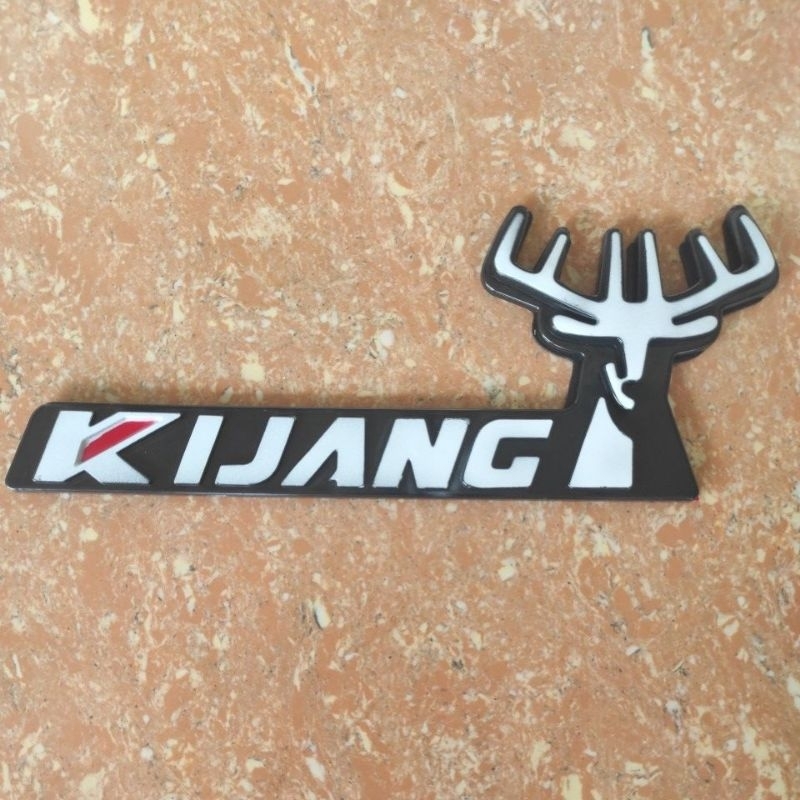 Kijang grand super royal logo sticker emblem, hard plastic, black ...