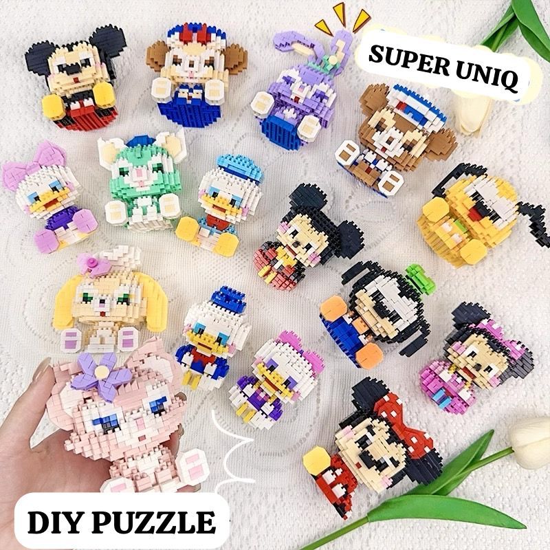 Diy NANO BLOCKS BRICKS SETTING CREATIVE EDUCATIONAL TOYS DISPLAY PUZZLE ...