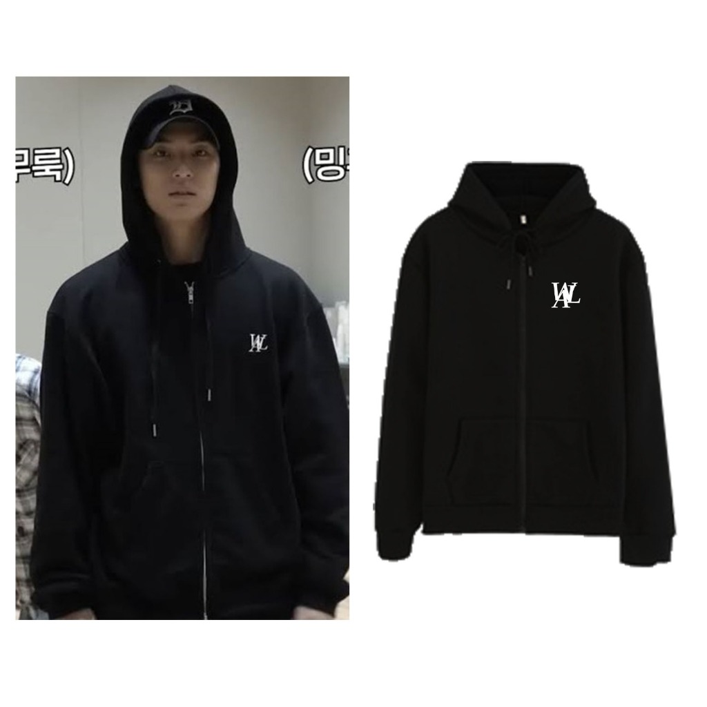 Mingyu 17th Wal Logo Left Zipper Jacket for Men and Women | Shopee ...