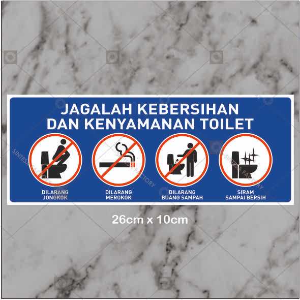 Toilet Stickers Keep the Toilet Clean and Comfort Printing Stickers ...