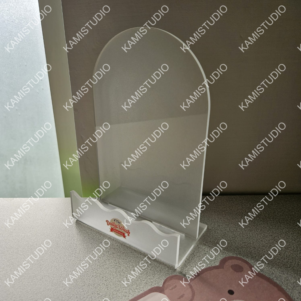 MEMO BACKBACK / QR code standee / welcome sign standee / table sign ...