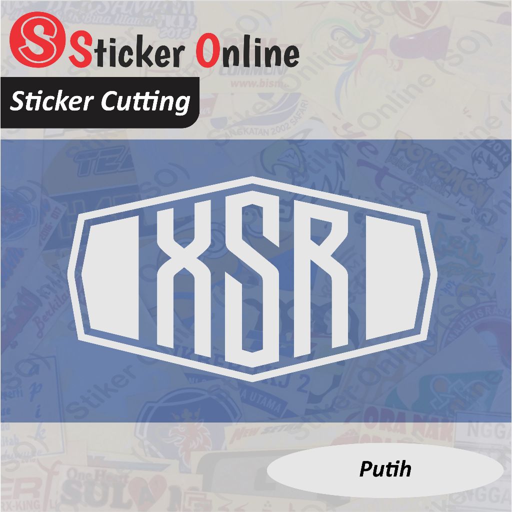 Long XSR Logo Sticker List | Motorcycle List Long XSR Logo Cutting ...