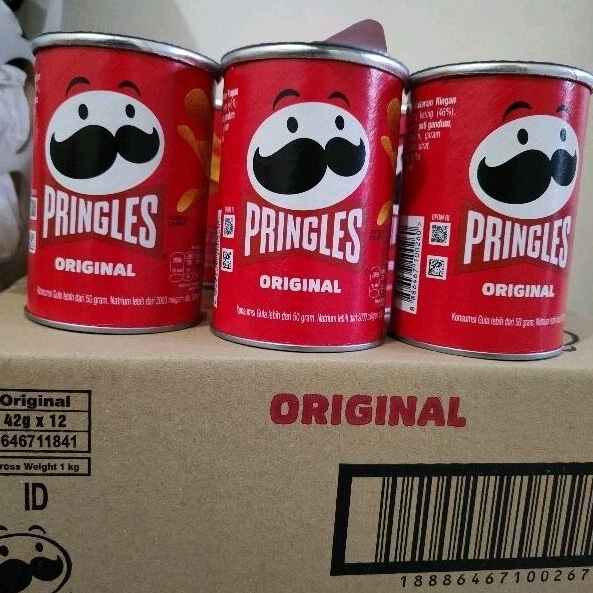 Pringles pringless potato chips original flavor 1 box | Shopee Philippines