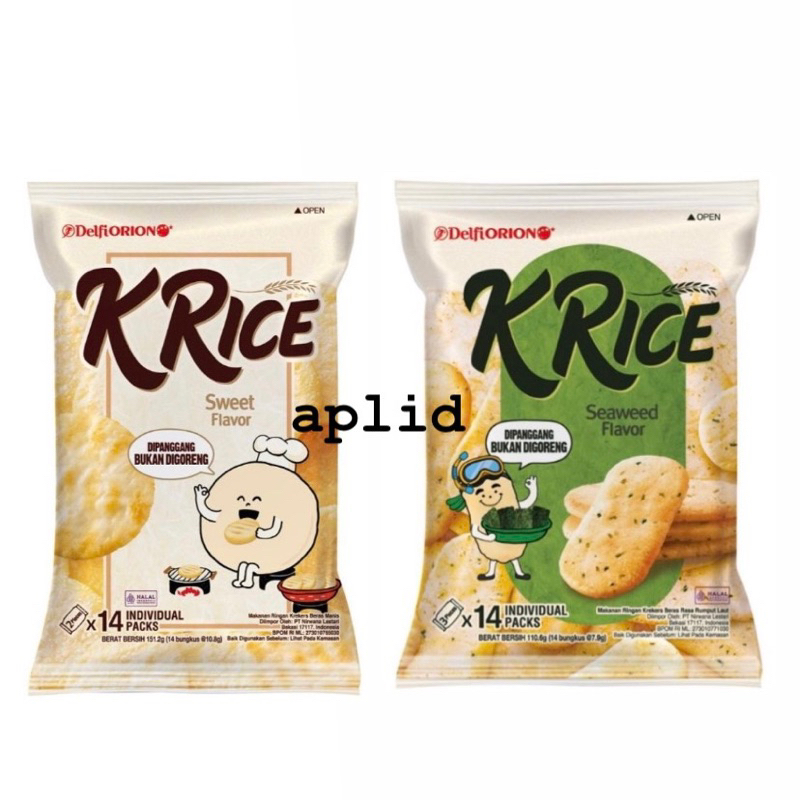 Delfiorion O'Rice O Rice K Rice Crackers Sweet Seaweed Seaweed Rice ...