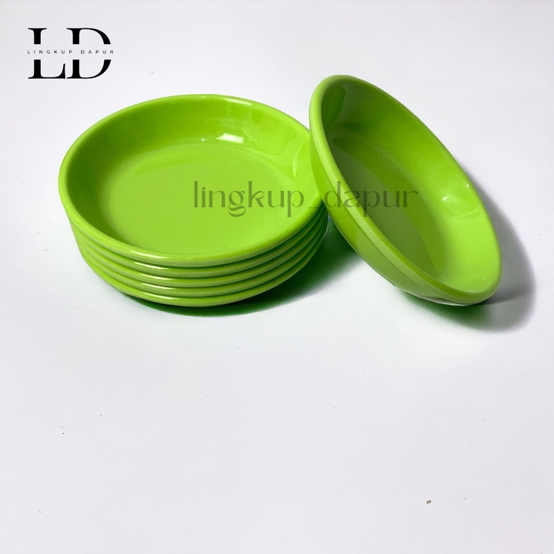 (6Pcs/1Dozen) Melamine Lionsingi Round & Curved Sauce Container ...