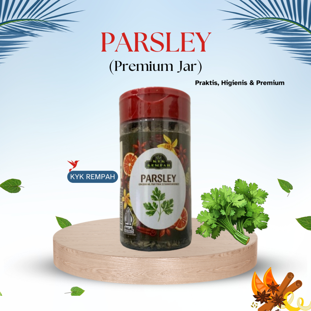 Parsley Premium JAR | Perseteli | Dried Parsley Leaves | Practical ...