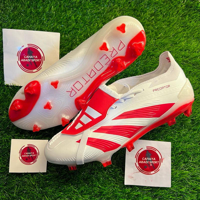 ADIDAS PREDATOR 30 ELITE TOUNGE FOLD-OVER WHITE RED FG FOOTBALL SHOES ...