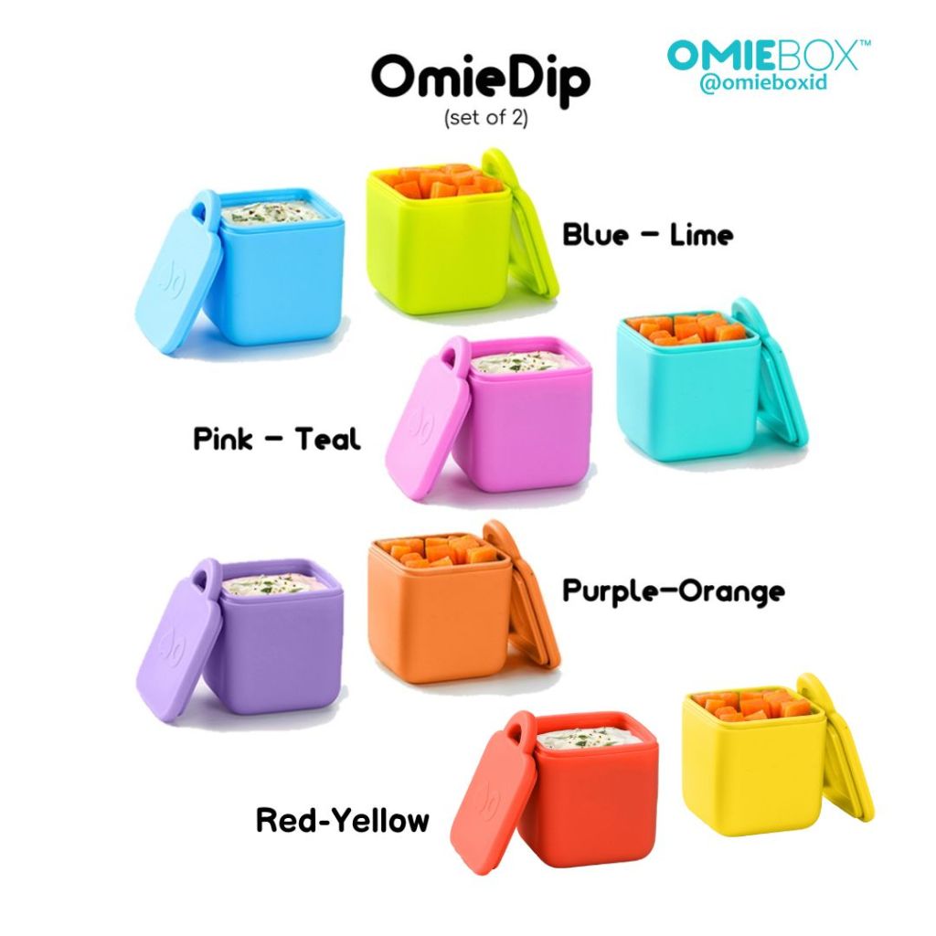 Omiedip OmieBox Silicone Dip Container for Snack Sauce | Shopee Philippines