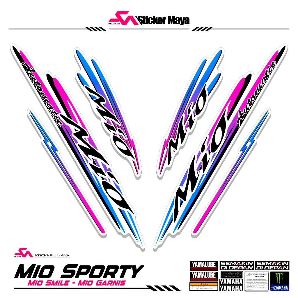 Mio SPORTY STRIPING MULK MOTIF 4 / MIO SMILE STICKER / URBAN STICKER ...
