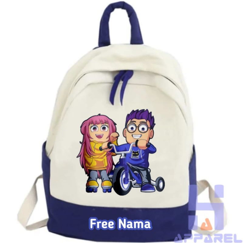 Miuuu And BANANA YOUTUBER Children's Backpack | Shopee Philippines