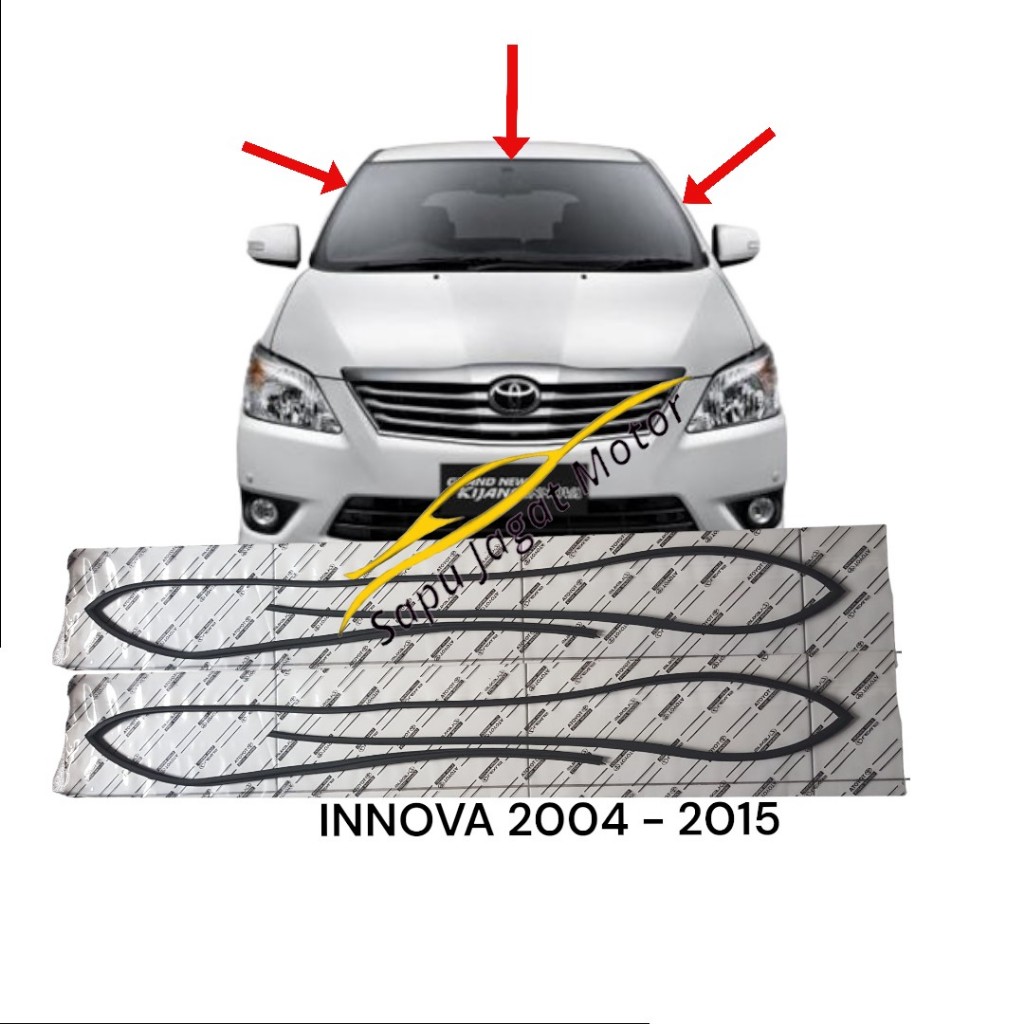 Innova 2004-2015 Windshield Rubber Original | Shopee Philippines