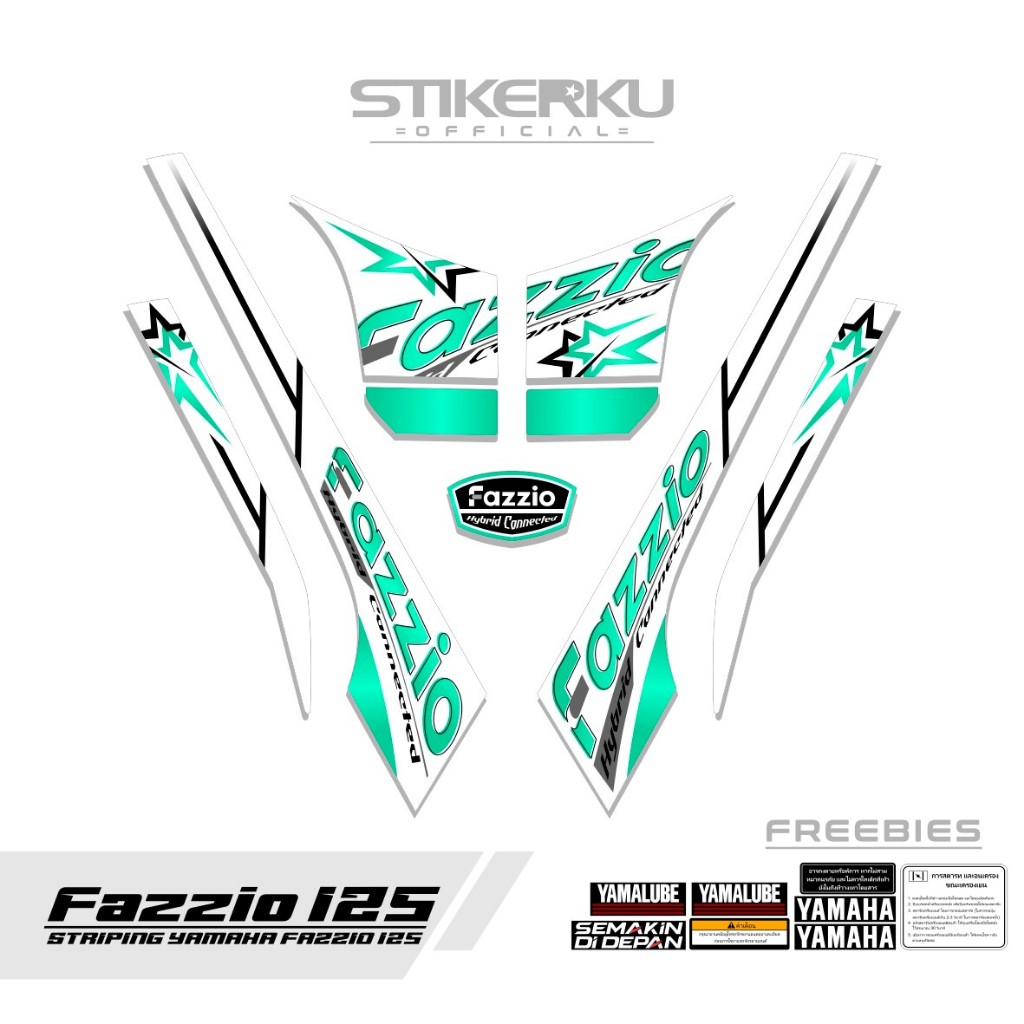 Fazzio STRIPING / FAZZIO STICKER / MOTIF 14 / FAZIO / 125 / FAZZIO ...