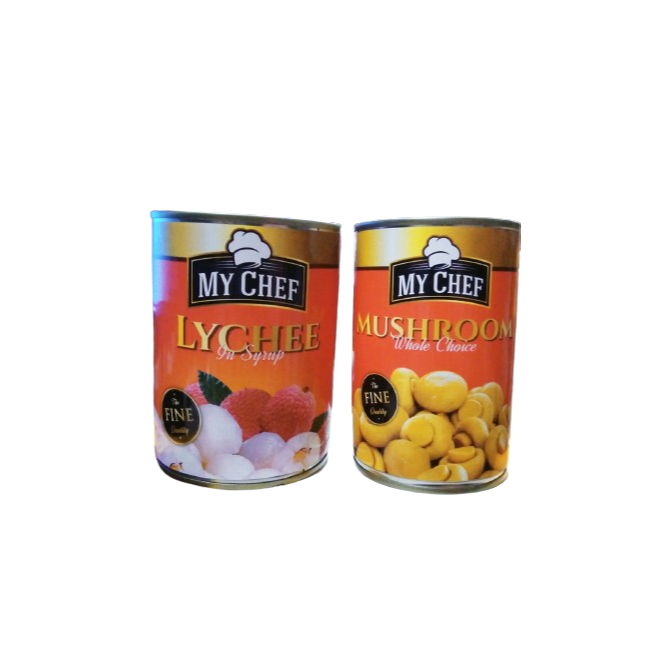 My Chef Lychee 565gr/My Chef Mushroom 425gr/canned Mushroom/Canned ...