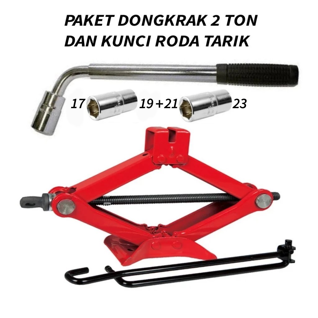 2 Ton Bridge Jack Package With Pull Wheel Lock L 19 - 21MM Car | Shopee ...