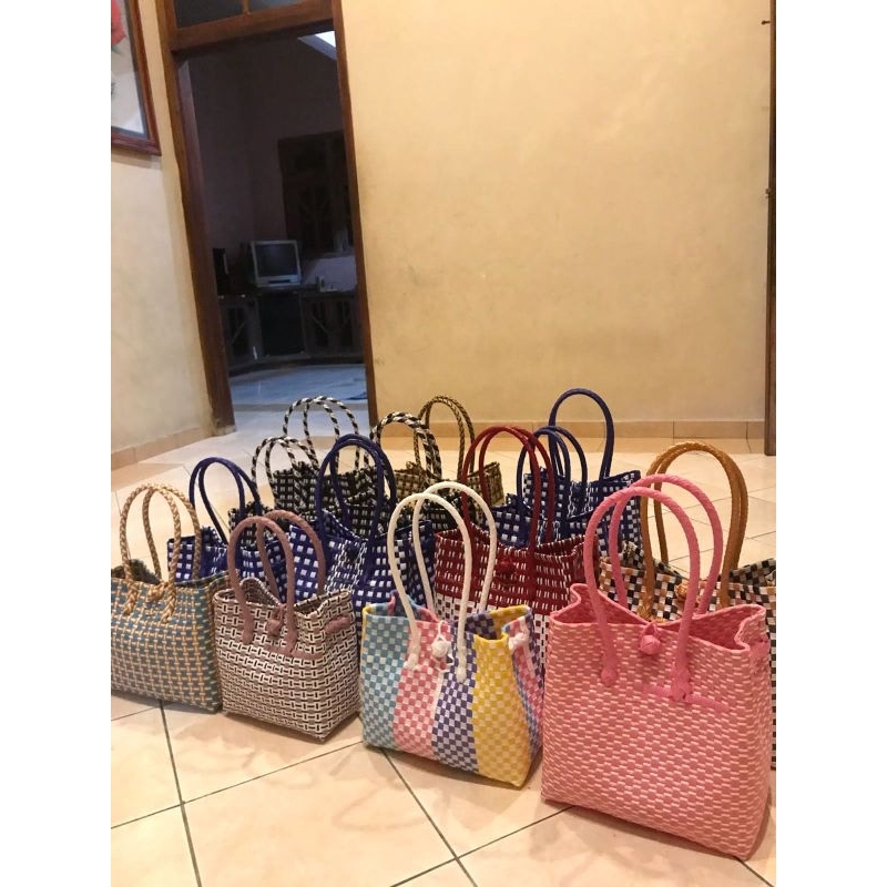 Part 2 Premium Jali Woven Bag // Jali Woven Women's Bag With A Capacity ...