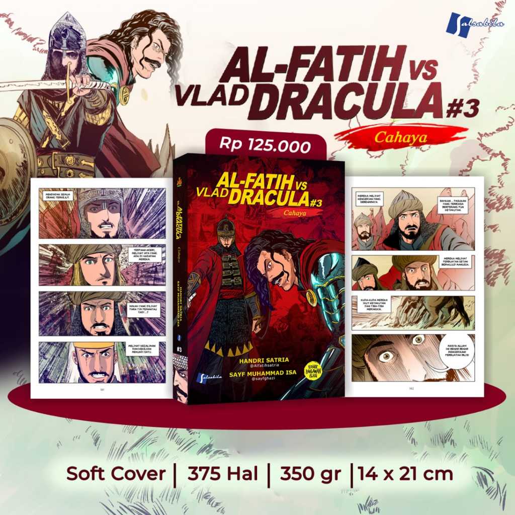 CAHAYA Comic Muhammad Al-Fatih Vs Vlad Dracula 3: Light | Shopee ...